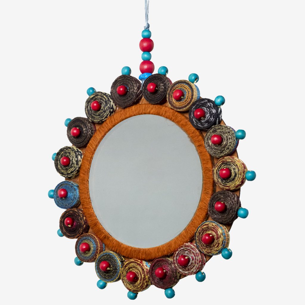 mahtab traditional mirror - dorontash iran handicrafts